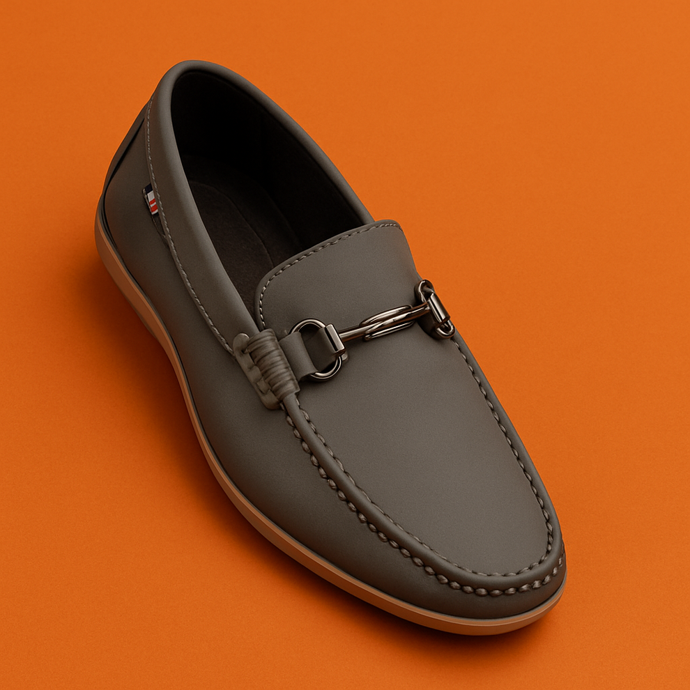 MERCY COMFORTABLE DAILY WEAR LOAFERS IN GREY COLOR – MERCYCLASSIX